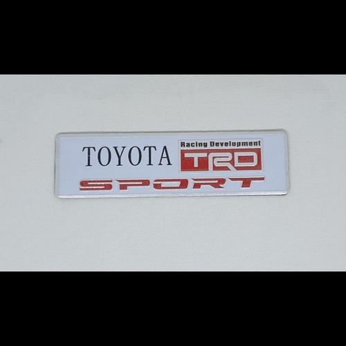 Jual Logo dan Emblem TRD Sport Racing / Toyota Lambang TRD sport besi ...