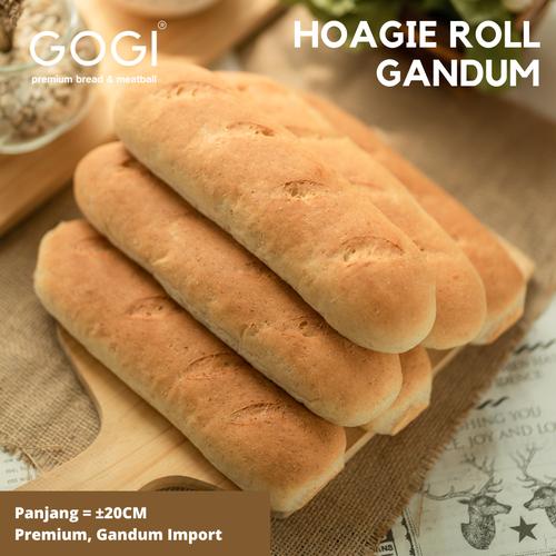 Jual Whole Wheat Hoagie Roll 5 pcs 20cm Roti Subway Gandum Roti Long ...