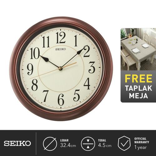 Promo Jam Dinding Seiko Clock QXA616B 32.4cm Detik Senyap Lumibrite ...