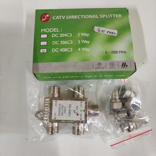 Jual CATV DIRECTIONAL SPLITTER TIPE DC 408C3 4 PORT OUTPUT 1 PORT INPUT ...