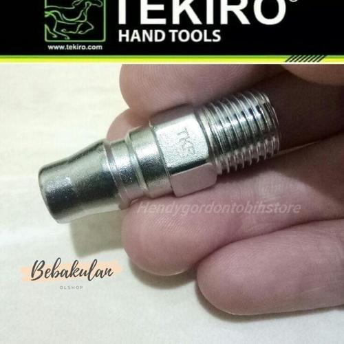 Jual TEKIRO Quick Coupler Plug 20 PM / Nepel sambungan Selang angin - Jakarta Barat - Bebakulan ...