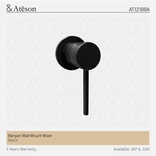 Promo ATESON AT121BBA Keran Mixer Shower Basin Bulat Tanam Hitam - Kota ...