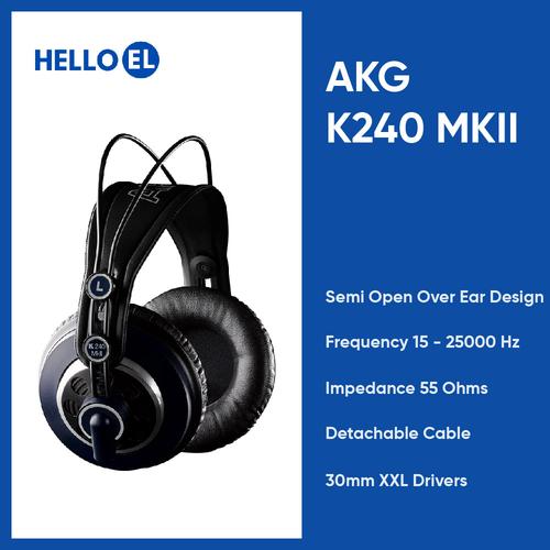 Jual AKG K240 MKII MK2 Semi Open Circumaural Professional Studio ...