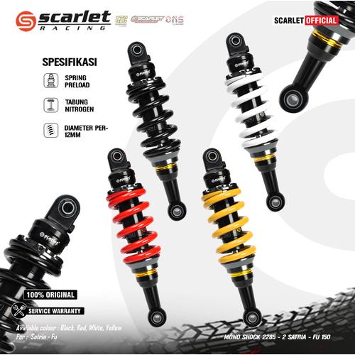 Promo SCARLET RACING mono shock motor satria fu 2285 2 Yellow - White ...