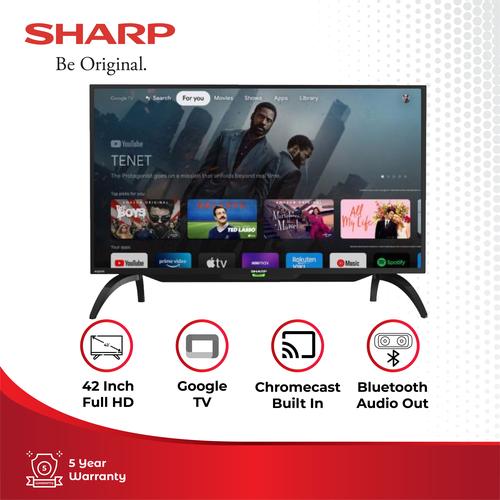 Promo Sharp LED Tv 2T-C42EG1I Full-HD Google TV with Google Assistant ... Promo Sharp LED Tv 2T-C42EG1I Full-HD Google TV with Google Assistant ...