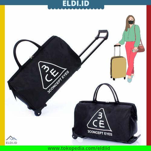 Jual Tas Trolley Roda Troli Koper Dorong Duffle Duffel Travel Traveling ...