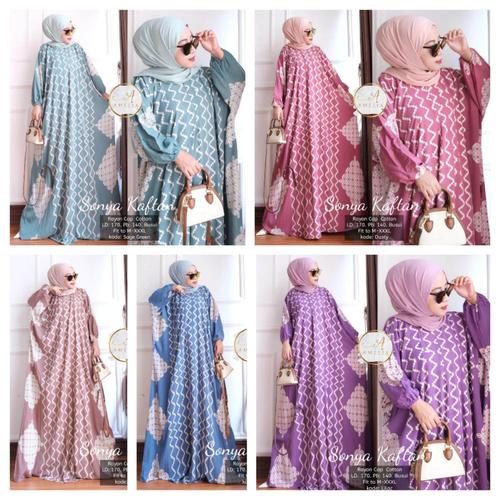 Jual Daster Batik Lowo Kaftan Jumbo Resleting Depan Busui - Pink - Kota ...