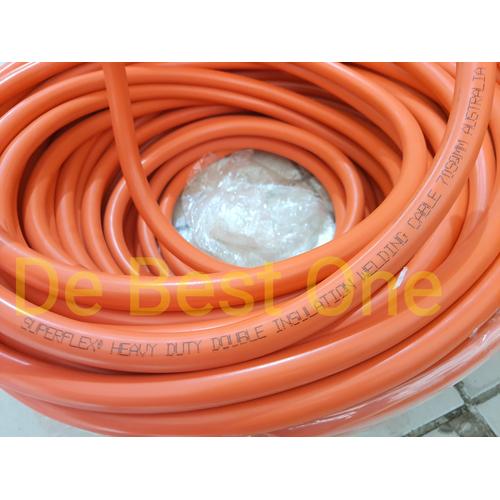 Jual KABEL LAS 70MM SUPERFLEX WELDING CABLE NSLF VDE AUSTRALIA ORANGE ...