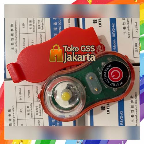 Jual lifejacket light lithium battery lampu lifejacket OTOMATIS ...