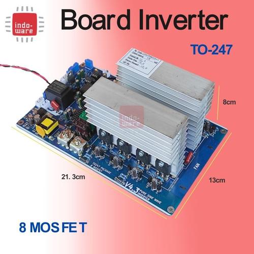 Jual Inverter DC24V To AC1000 Pure Sine Wave High Power Frequency ...