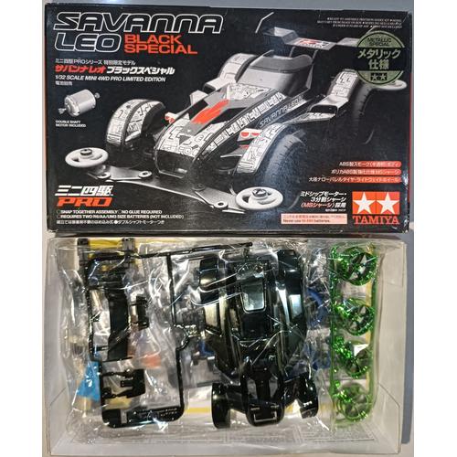 Jual Tamiya Mini 4WD 94683 - Savanna Leo Black Special Ver 1 Black ...