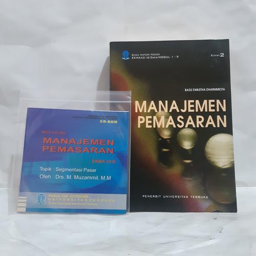 Jual BUKU UT MANAJEMEN PEMASARAN EDISI 2 + CD BY BASU SWASTHA ...