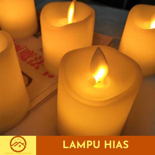 Promo Lampu Hias LED Model Lilin Menyala Cantik Candles Light Tenaga ...