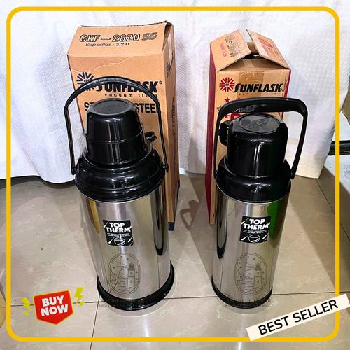 Jual Thermos Air Panas Stainless 2 - 3,2 Liter Sunflask 2050-2820 ...