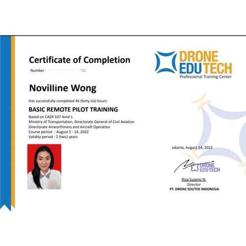 Jual Reprint Sertifikat Drone Pilot Competency Training - Jakarta ...