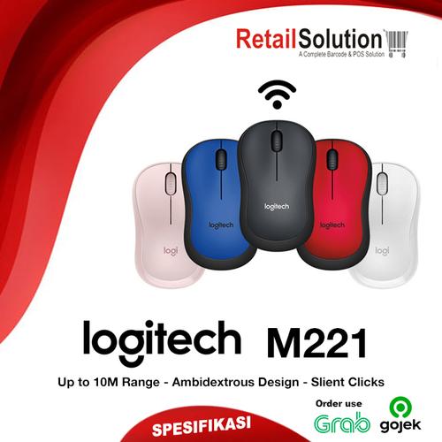 Jual Logitech M221 Silent Wireless Mouse - Kota Bandung - Retail Solution_NEW | Tokopedia