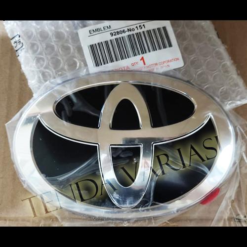 Jual Emblem Toyota JDM Innova Rush Avanza Calya Reborn Agya BLACK - 16 ...