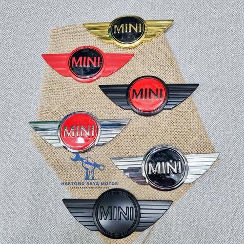 Jual Emblem 3D Sticker Logo Mini Cooper Emblem Metal Badge Mini Cooper ...