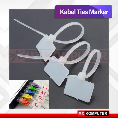 Jual Kabel Tis Tie Ties Cable Label Maker Marker Name Tag Label ...