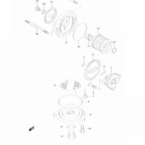 Jual RING BAUT PEMBUANGAN OLI (Gb. 12) SUZUKI THUNDER 125 / EN 125 ...
