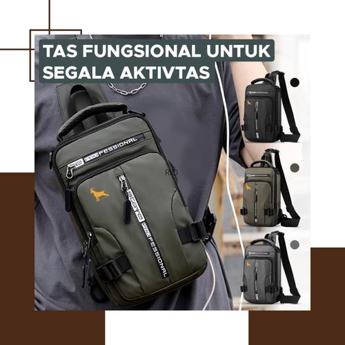 Jual Goto Scaye Sling Bag Pria Waistbag Tas Selempang Slingbag Slempang ...