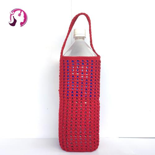 Jual Tas botol minum rajut sarung tumbler cover termos poly kilap 2 ...