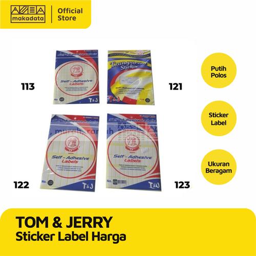 Jual STICKER STIKER LABEL HARGA TOM & JERRY MURAH - 127 - Kota Surabaya ...