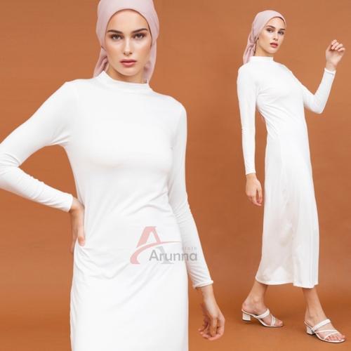 Promo Inner dress lengan panjang manset gamis Daleman Kaftan Spandek ...