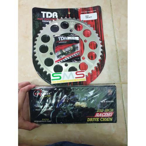 Jual Gear Gir Set Yamaha r25 mt25 Gear Depan TDR Gear Belakang TDR ...