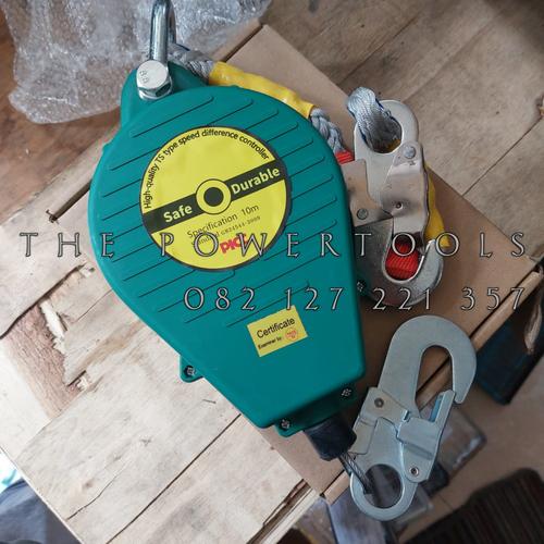 Jual fall arrester 10M retrectable safe durable safety alat pengaman 10 ...