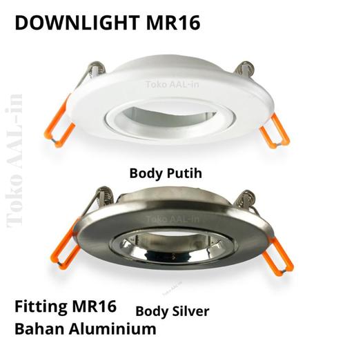 Jual DownLight Spot Halogen LED Inbow Spotlight - SILVER KOSONGAN ...