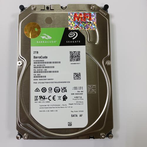 Jual Seagate BarraCuda Harddisk Internal PC 2TB 3,5 Sata - Kota ...