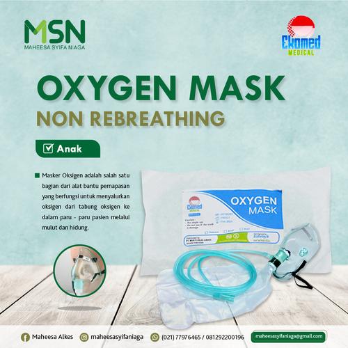 Jual Masker Oksigen Anak | Oxygen Mask Non Rebreathing EKOMED - Kota ...