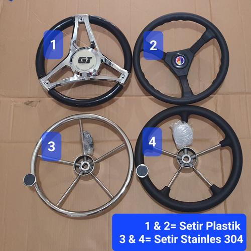 Jual Setir / Stir Kapal Speedboat Perahu Stainless / Plastik Macam2 ...
