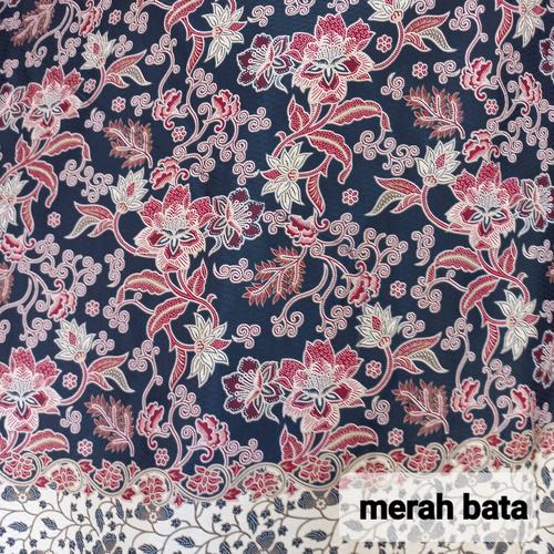Jual kain batik meteran bordir timbul dobby silk warna COKLAT cakep ...
