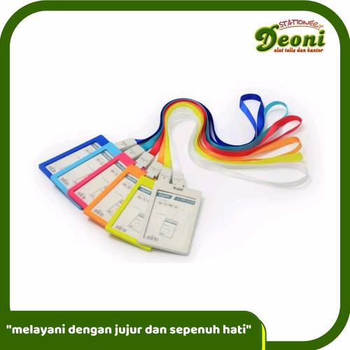 Jual Bantex Id Card / Lanyard / Name Tag Tali Id 54 x 90 8865 - Biru ...