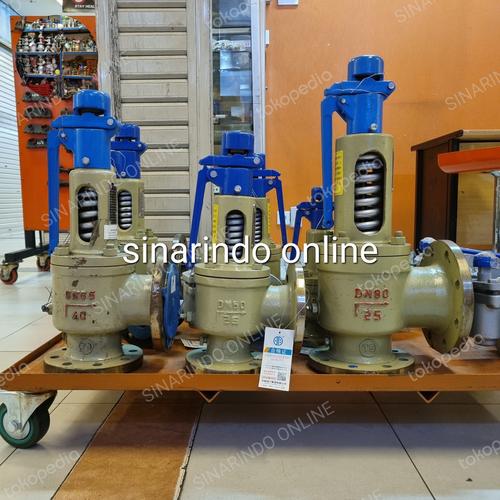 Jual safety valve 2 × 21/2 inch PN 16 Dn 50 × Dn 65 besi WCB handle ...