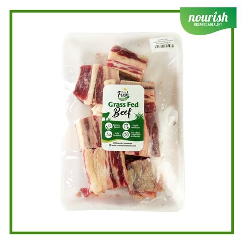Promo Grass Fed Short Ribs Cube (Daging Iga Grassfed Halal) Frozen 500 ...