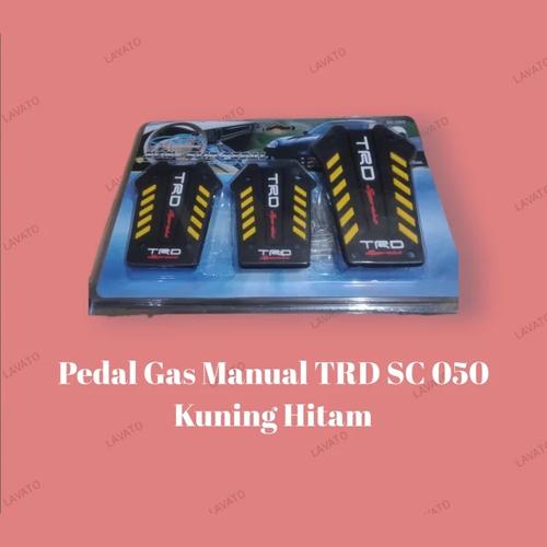 Jual Pedal Gas Manual TRD SC 050 Biru / Kuning / Merah / Putih - Putih - Kota Surabaya ...