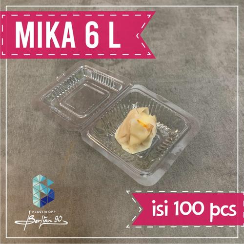 Promo Mika Kotak Plastik 6L - Mika Kue Makanan Jajanan / Mika Kemasan ...
