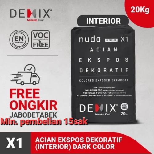 Jual Demix X1 acian ekspose Dekoratif 20kg/Dark color - Russian green ...