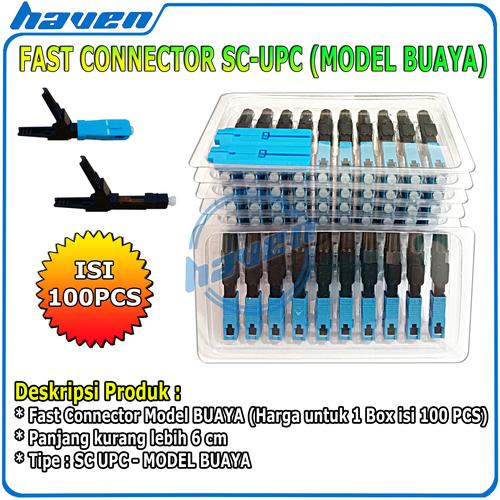 Promo Fast Connector SC UPC Fiber Optic Fast Konektor Fiber Optik Buaya ...