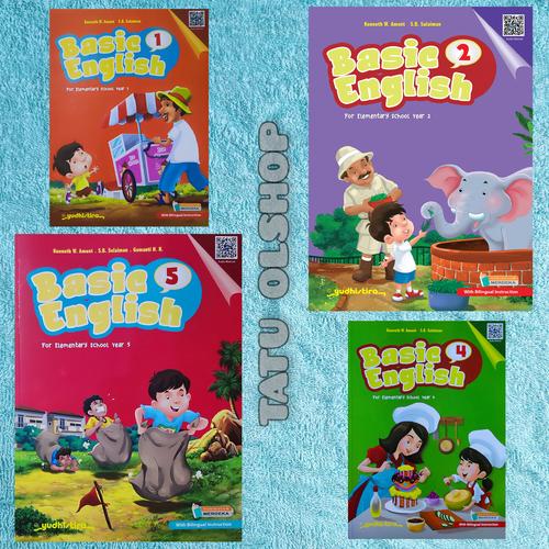 Jual Buku Kurikulum Merdeka Basic English SD Kelas 1 2 3 4 5 6 Original ...