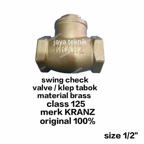 Jual swing check valve kranz 1/2 inch class 125 - Kab. Tangerang - jaya ...
