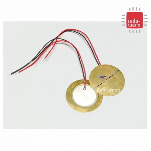 Jual 35mm Piezo Electric Ceramic Buzzer Element Sounder Sensor Sound Disc - Kota Semarang - indo ...
