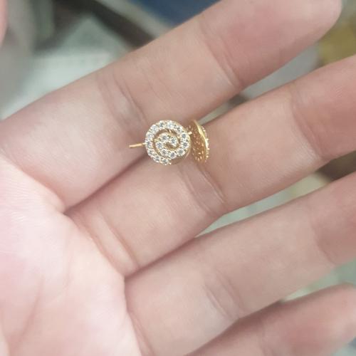 Jual giwang anting tusuk emas asli clover bunga emas asli 375 8k mas ...
