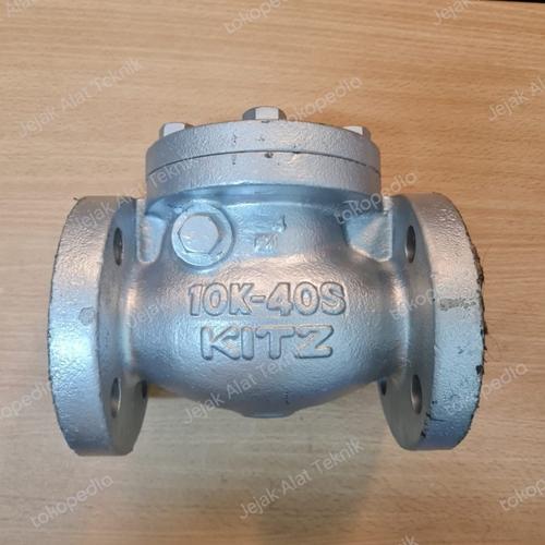 Jual check valve 1 1/2" inch kitz DN40 JIS 10K Ori - Jakarta Barat ...