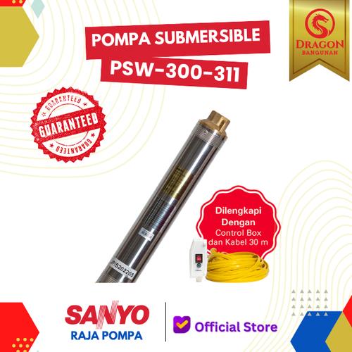 Jual Sanyo PSW 300 - 311 0,4 HP + Kabel 30 M Pompa Satelit Submersible ...