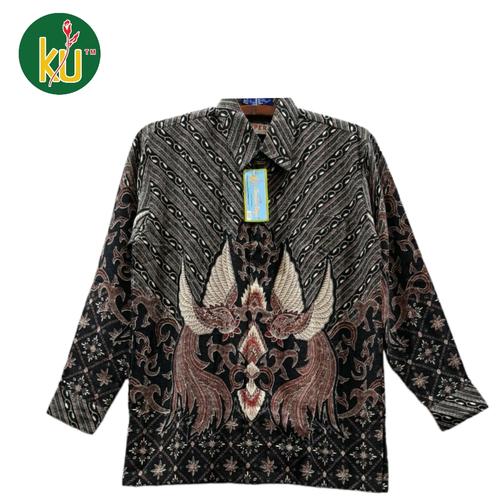 Jual Kencana Ungu Kemeja Dobby Ukuran M Label Biru Batik Lengan Panjang ...