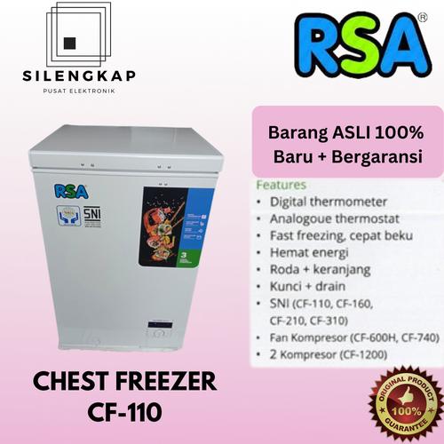 Jual Chest Freezer RSA CF-110 / CF110 Freezer Box 100 liter - Jakarta ...